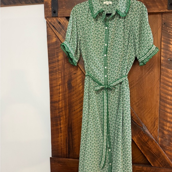 Max Studio | Dresses | Max Studio Floral Green Midi Dress | Poshmark
